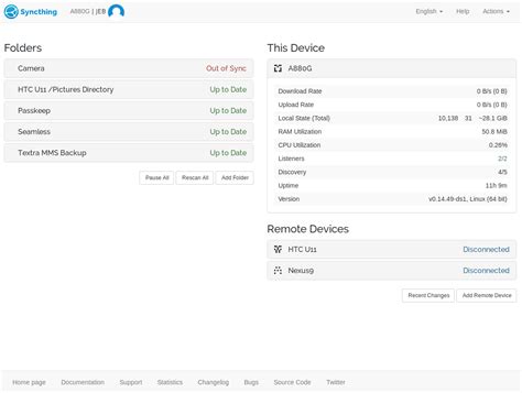 Local Sync Between Directories · Issue 4721 · Syncthingsyncthing · Github