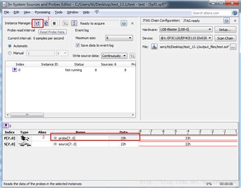quartus ii调试工具之in system sources and probes editor quartus sources csdn博客