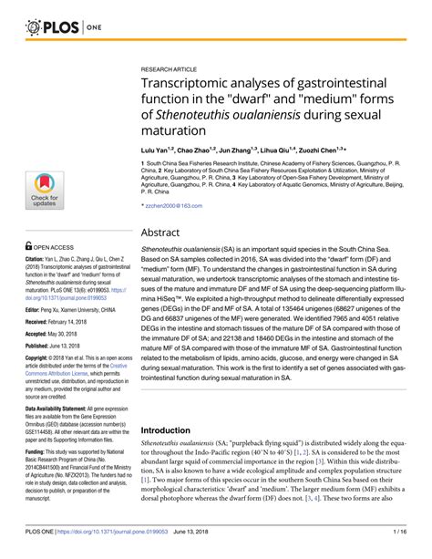 Pdf Transcriptomic Analyses Of Gastrointestinal Function In The