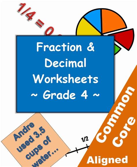🔥 Free Download Fraction And Decimal Worksheets Fractions Decimals By