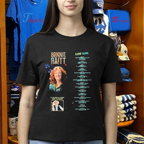 Bonnie Raitt Live 2026 Tour T Shirt Hoodie Longsleeve Tee