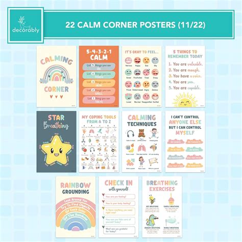 Decorably 22 Calm Down Corner Poster 11x17in Liberia Ubuy