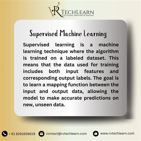 Rv Techlearn On Linkedin Machinelearning Ml Ai Supervisedlearning