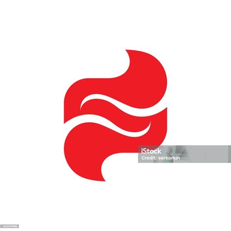 Bentuk Abstrak Desain Konsep Logo Vektor Surat Tanda Elemen Desain