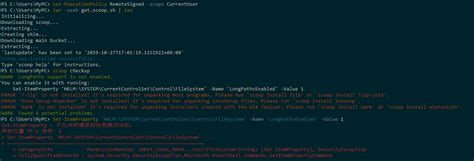运行 Scoop Checkup 后执行建议命令出错 · Issue 138 · Neoleepilot · Github