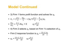 Stackelberg Model Pdf Business Accounting Finance Business