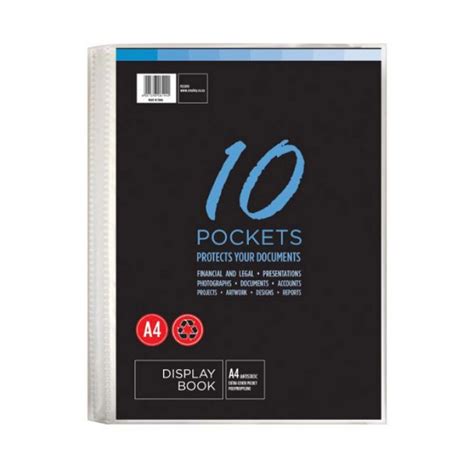 Croxley Display File A4 10pockets Hasmart