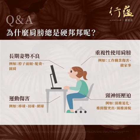 行蘊QA為什麼肩膀總是硬邦邦 行蘊健康能量會館