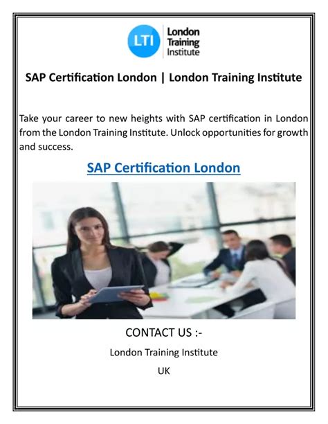 PPT SAP Certification London PowerPoint Presentation Free Download ID 12497613
