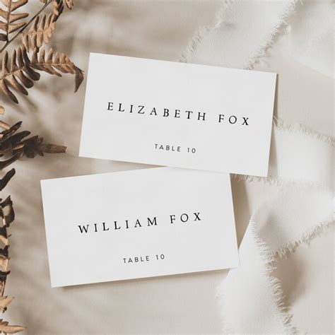 Wedding Escort Cards Etsy