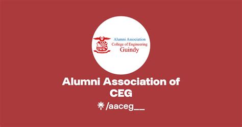 Alumni Association Of Ceg Instagram Facebook Linktree