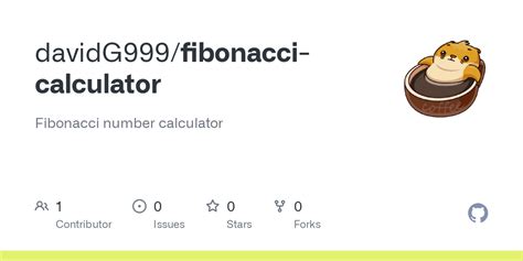 Github Davidg999fibonacci Calculator Fibonacci Number Calculator