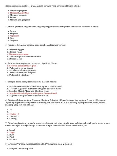 Inilah Pada Saat Pembuatan Program Komputer Algoritma Dibuat