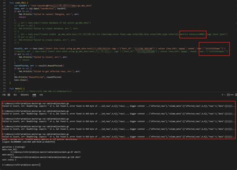 Readstring Expects Or N But Found 4 Error Found In · Issue 21147 · Taosdata