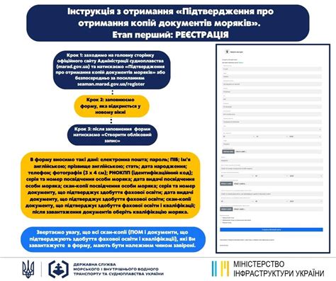 Детальна інструкція з отримання «Підтвердження про отримання копій документів моряків від