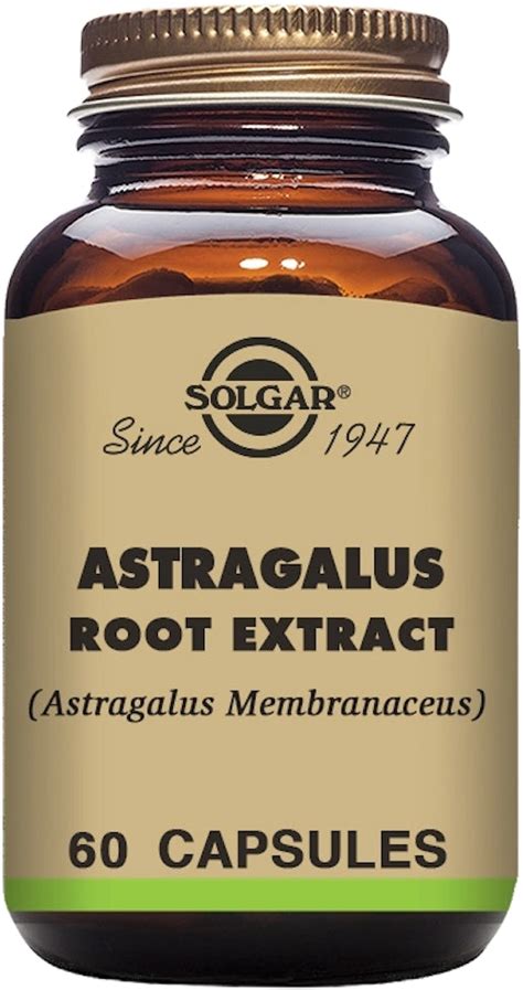 Solgar Astragalus Root Extract 60 Capsules Medino