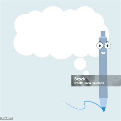 복사 공간과 만화 펜으로 연설 거품과 더불어 벡터 일러스트 레이 션 그리기에 대한 스톡 벡터 아트 및 기타 이미지 그리기 대화 풍선 문자 기호 드로잉 Istock