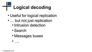 Logical Replication With Pglogical PPT
