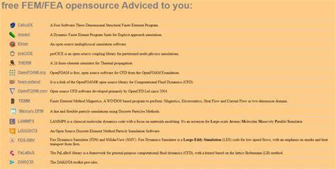 alessandro r on linkedin calculix elmer openfoam opensource software