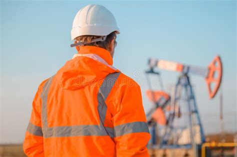 Drilling Rig Engineer Supervising The Process Of Oil And Gas Extraction