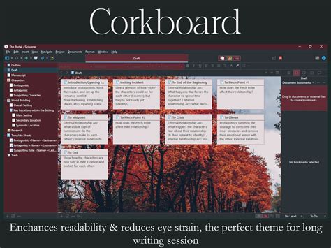 Dark Autumn Scrivener Theme For Windows Etsy