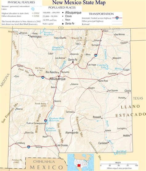 ♥ New Mexico State Map — Interactive Maps Live Weather And Local Information