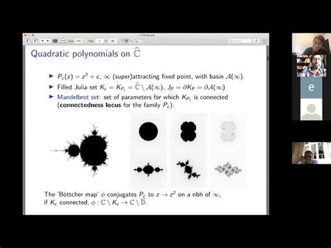Free Video Mating Quadratic Maps With The Modular Group From Ictp Mathematics Class Central