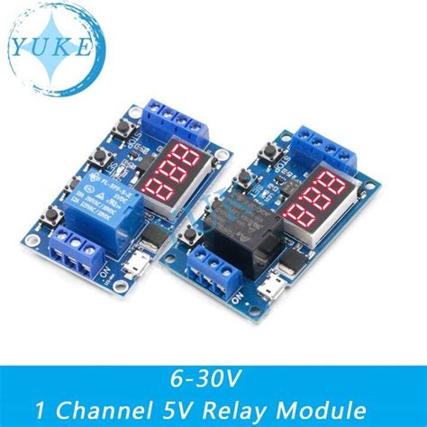 Xy J02 DC 6 30V Support Micro USB 5V LED Display Automation Loop Delay Timer Control Off