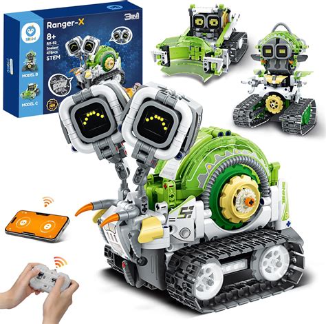 Sillbird Robot Building Kit With Remote Control Stem Ts