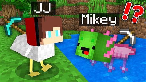 Minecraft But Mikey JJ Shapeshift Into MOBS Every Minute YouTube