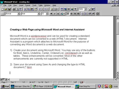 Creating Html Documents