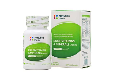 کپسول مولتی ویتامین مینرال نیچرز پلنتی مخصوص بزرگسالان داروخانه