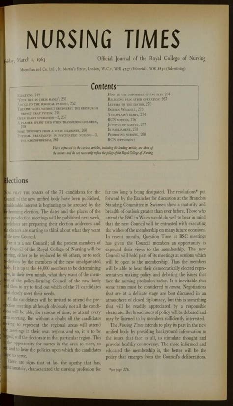 Issue 1963 03 01 Nursing Times