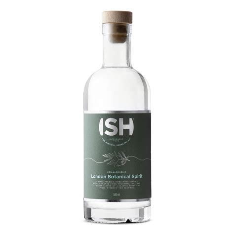 Ish London Botanical Spirit Non Alcoholic Gin Zero Sugar