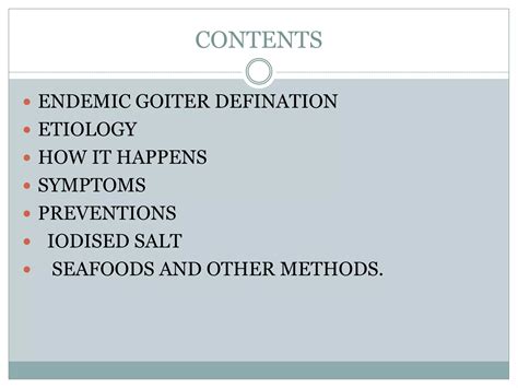 Endemic Goiter Pptx
