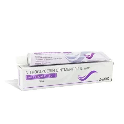Nitrogesic Ointment Nitroglycerin 0 2 W W Online At Best Price