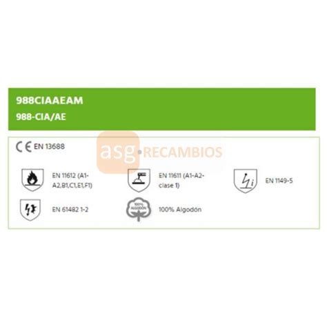 Chaqueta Ignifugo Antiestatico Algodon Asg Recambios