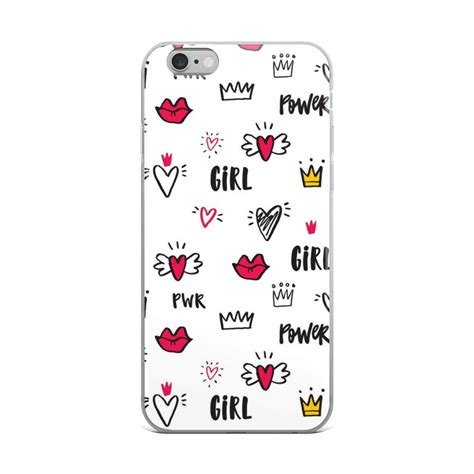 Girl Iphone Case Girly Iphone Case Kisses Iphone Case Flying Hearts