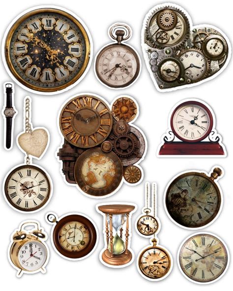Assortment Of Clocks Including Hourglass Watch And Alarm