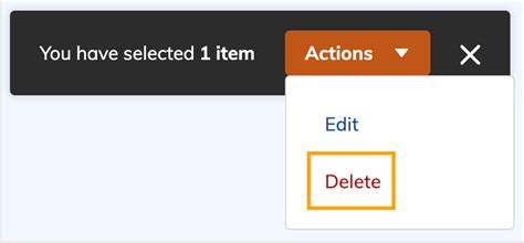 Delete Equipment Help Center