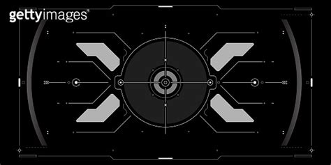 Hud Screen Ui System Dashboard Display Panel Vector Abstract Cockpit