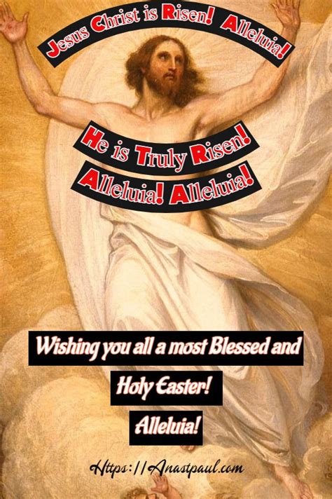 Easter Sunday 17 April Jesus Christ Is Risen Alleluia Alleluia