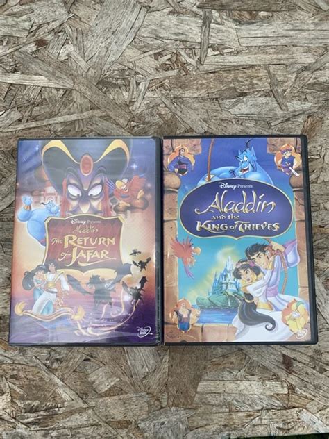 Walt Disney Aladdin Sequel Return Of Jafar King Of Thieves Dvd Lot Picclick Uk
