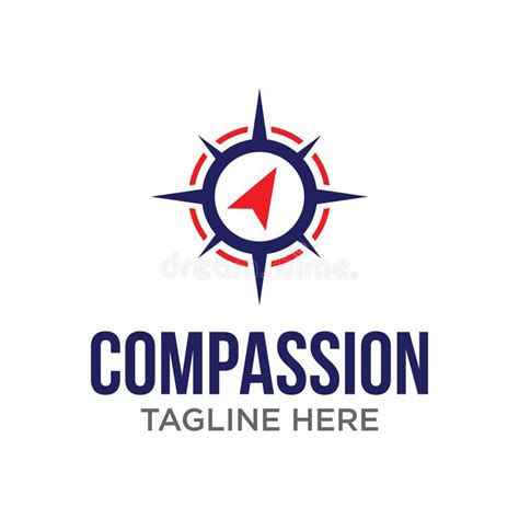 Modern Compass Logo Icon Vector Template Stock Vector Illustration Of