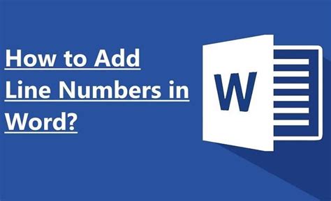 Enhancing Document Navigation A Guide To Adding Line Numbers In