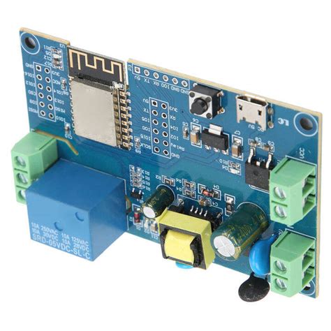 คณะกรรมการพัฒนารีเลย์โมดูลรีเลย์ช่องทางเดียวคณะกรรมการสวิทช์รีเลย์กับขา Esp8266 Diy Wifi