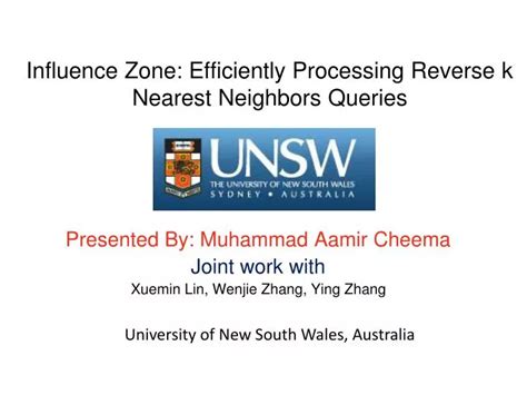 Ppt Influence Zone Efficiently Processing Reverse K Nearest Neighbors Queries Powerpoint
