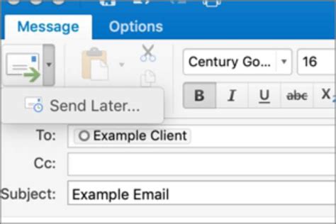 Delaying Delivery In Outlook For Mac Anr Information Technology