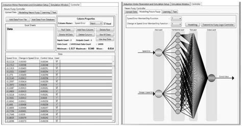 Nf A Data Input Window B Modeling Window Download Scientific Diagram