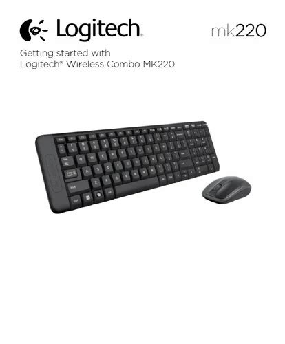 Logitech Mk 220 Wireless Keyboard Size Regular At Rs 1010 In New Delhi